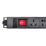 TOWE同为8位pdu电源机柜插座基础款10a PDU电源分配器国标10A IDC机房数据中心PDU排插国标总控10A 8位10A新国标五孔，EN10/G800K - 同为(Towe)官方商城