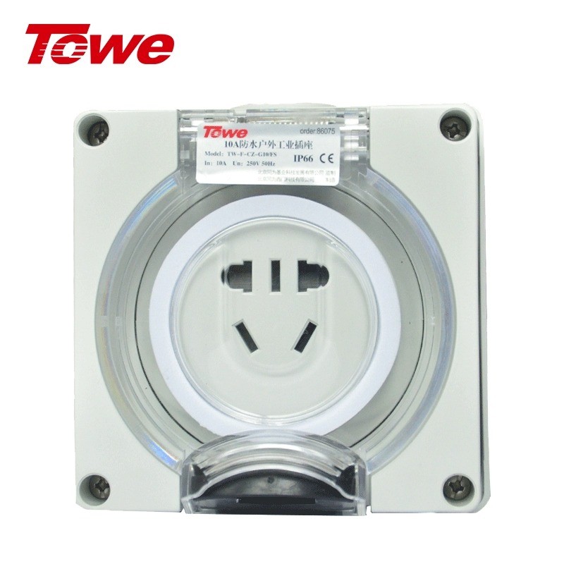 TOWE同为国标防脱扣PDU插排 输出10A16A国标三孔高可靠性pdu 防脱扣国标PDU 1位国标三孔16A+7位国标三孔10A SPD防雷，EN16/G802S-L - 同为(Towe)官方商城