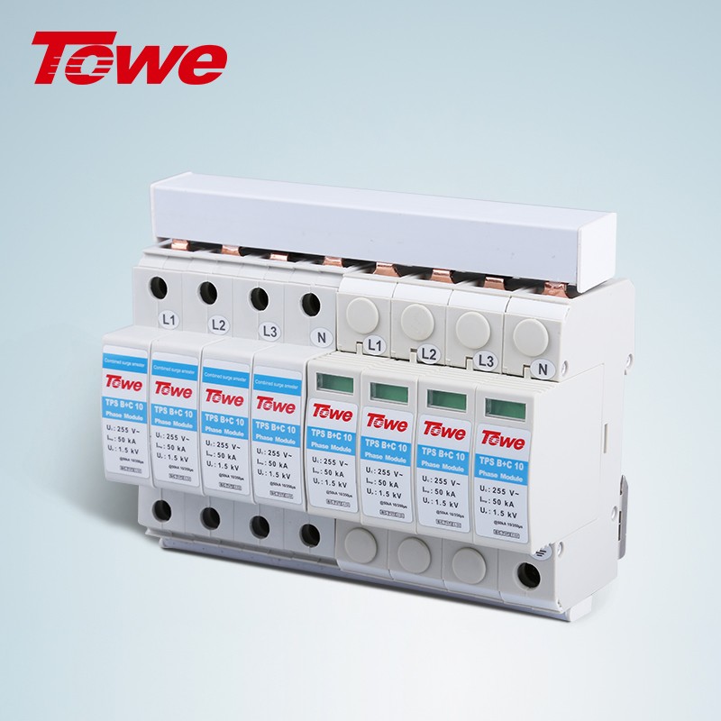 TOWE同为国标防脱扣PDU插排 输出10A16A国标三孔高可靠性pdu 防脱扣国标PDU 1位国标三孔16A+7位国标三孔10A SPD防雷，EN16/G802S-L - 同为(Towe)官方商城